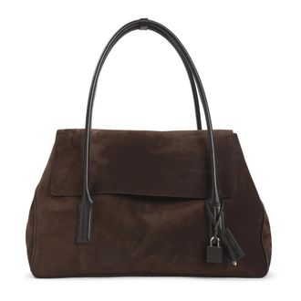 Tom Ford Femme, Sacs, Brun, Taille: ONE Size Sac bandouli&egrave;re en cuir de veau