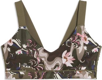 Puma League Sport-BH Damen, Accessoires, Gr&uuml;n, XS