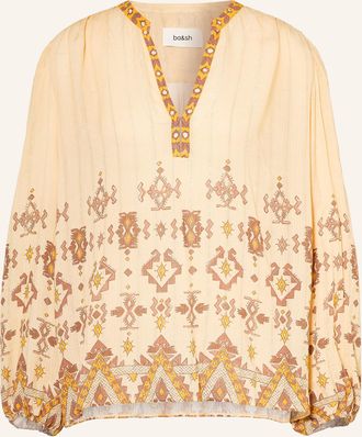 BA&SH Ba&Sh Blusenshirt Zato Mit Glitzergarn gelb