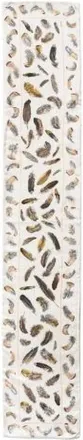 Herm&egrave;s Pre-owned Plumes Scarf - Femme - Pre-owned - Beige - Taille: ONE Size