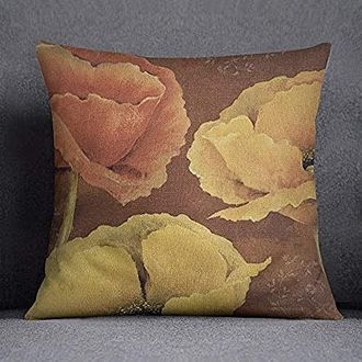 Bonamaison Le Jardin du Lin Kissenhüllen, Cotton, Mehrfarbig, 45x45