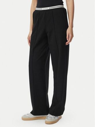 Guess Stoffhose V6BB14 W4758 Schwarz Regular Fit