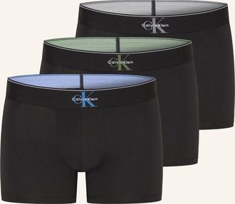 Calvin Klein 3er-Pack Boxershorts Graphic Monogram schwarz