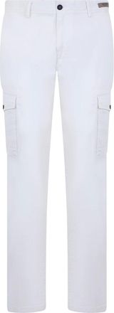 Paul & Shark Homme, Pantalons, Blanc, Taille: XL Pantalon Droit Avec Poches