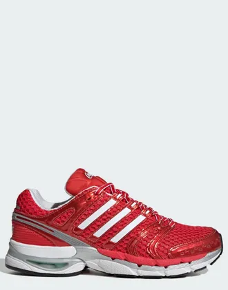 adidas Originals Adistar control 5 Schuhe in Rot / Cloud White / Silber