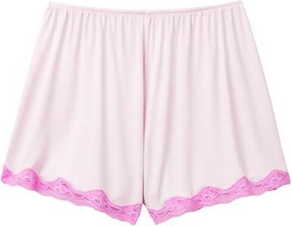 Benetton Short 3z123900v Bas de Pijama, Rose, S Femme