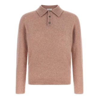 Roberto Collina Kaschmir-Seiden-Polo - - Knitwear - Herren - Rosa - M