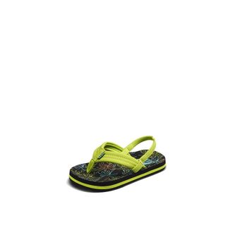 Reef Zehentrenner Sandale Jungen Little Ahi, Neon Palm, EU 20