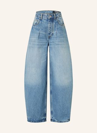 Jacquemus Jacquemus Barrel Jeans Le De-N&icirc;mes Ovalo blau