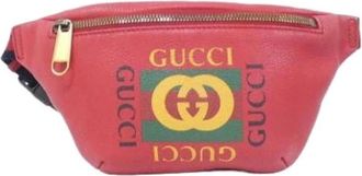 Gucci unisex, Pre-owned, Rouge, Taille: ONE Size Sac Banane Pre-owned