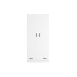 Les Tendances Les Tendances - varia Armoire 2 portes decor blanc L78 cm