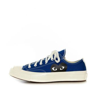 Comme Des Gar&ccedil;ons Flacher Canvas Sneaker - - Shoes - Damen - Blau - 37 EU