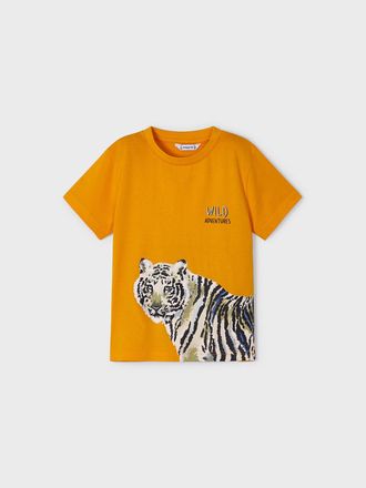 MAYORAL T-Shirt 3007 Orange Regular Fit
