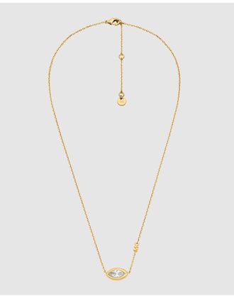 Michael Kors Marquise-Halskette mit Anh&auml;nger in Gold