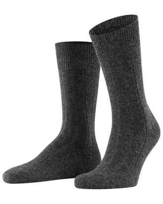 Falke Wadenhohe Socken Lhasa aus Merino-Kaschmir-Mix im Rippstrick in