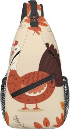 Generic Sac &agrave; bandouli&egrave;re motif feuille d&eacute;rable Turquie - Sac &agrave; dos de voyage pour homme - Sac &agrave; dos de randonn&eacute;e