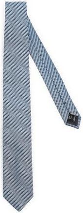 Au Printemps Paris Cravate à rayures en soie