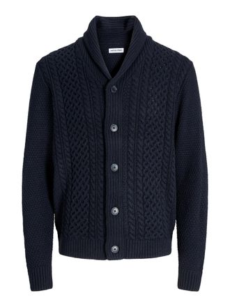 Jack & Jones Male Strickjacke Einfarbig Strickjacke