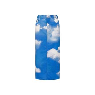 Moschino Damen, R&ouml;cke, Blau, 2XSGr&ouml;&szlig;e