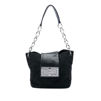 Chanel Sac bandouli&egrave;re matelass&eacute; en nylon Pre-owned - Femme - Pre-owned - Noir - Taille: ONE Size