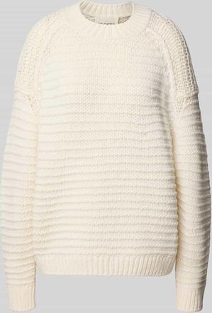 Closed Strickpullover aus Wolle mit Rundhalsausschnitt
