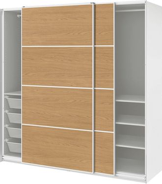 IKEA PAX / MEHAMN Kleiderschrank mit Schiebet&uuml;ren