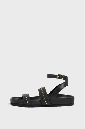 Gerard Darel Sandales en cuir et clous - ARIANNE - Noir