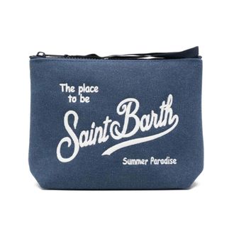 MC2 Saint Barth Femme, Sacs, Bleu, Taille: ONE Size Alina Clutch