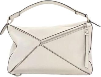 Loewe Sac bandouli&egrave;re Pre-owned Puzzle - Femme - Pre-owned - Blanc - Taille: ONE Size