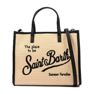 MC2 Saint Barth Femme, Sacs, Beige, Taille: ONE Size Vivian Mid Hand Bag