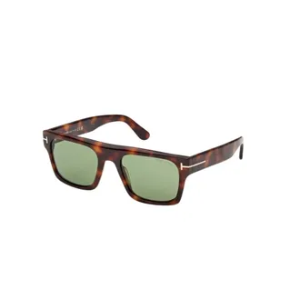 Tom Ford Lunettes de soleil Cyrus-02 - Homme - Accessoires - Brun - Taille: 53 MM
