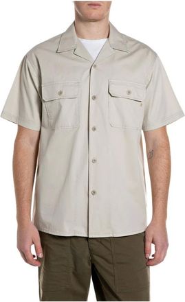 Replay Homme, Chemises, Beige, Taille: M Camicia Relaxed Fit