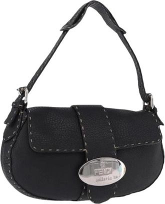Fendi Sac bandouli&egrave;re vintage doccasion - Femme - Pre-owned - Noir - Taille: ONE Size