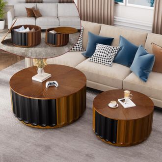 Generic S&uuml;&szlig;er Ovaler Couchtisch Moderner Unregelm&auml;&szlig;iger Schwarz Kaffetisch/Teetisch mit 3 stabilen ellipsenf&ouml;rmigen Beinen F&uuml;r Wohnzimmer, B&uuml;ro, Bauernhaus (E