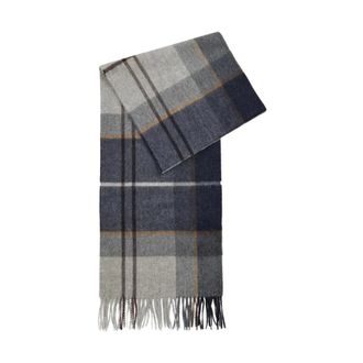 Barbour Grauer Wollkaschmirschal Usc0373 - - Accessories - unisex - Grau - ONE SIZE