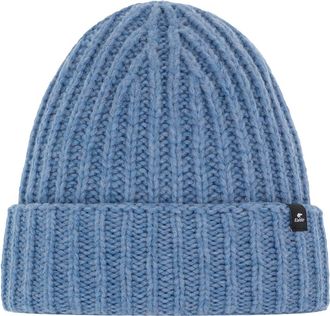 Eisb&auml;r M&uuml;tze Damen Leia Oversized Blau - Merino Strickm&uuml;tze f&uuml;r Frauen - warme Bequeme Damenm&uuml;tze kuschelig weiche Haube aus &Ouml;sterreich