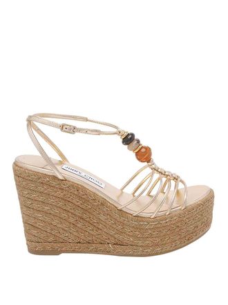 Jimmy Choo London Espadrilles - Gold