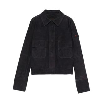 Peuterey Femme, Vestes, Bleu, Taille: 40 FR Sands Suede PE 07