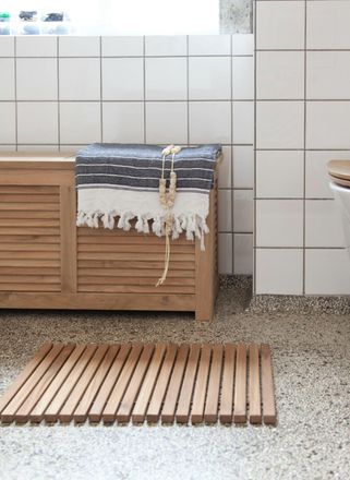 Cinas Cinas Badematte Bath braun