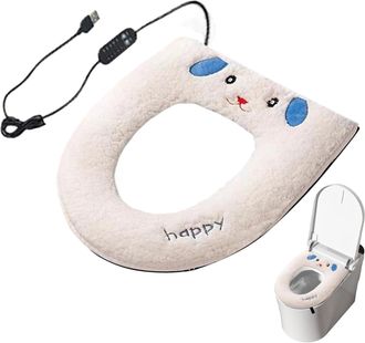 Generic Calentador De Asiento De Inodoro - Alimentado Por USB 5 Configuraciones De Temperatura, Fundas De Asiento De Inodoro para Ba&ntilde;o - Hotel Apartamento Dor