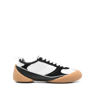 Alexander McQueen Wei&szlig;e Schn&uuml;rsneaker mit Gummisohle - - Shoes - Herren - Mehrfarbig - 40 EU