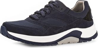 Gabor Herren Sneaker Low, M&auml;nner Halbschuhe,Wechselfu&szlig;bett,Strassenschuhe,Freizeitschuhe,Turnschuhe,Laufschuhe,Marine/Black,46.5 EU / 11.5 UK