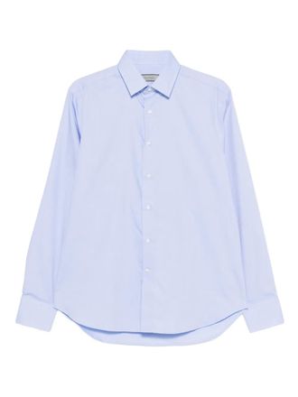 Canali chemise &agrave; manches longues - Bleu