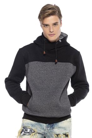 Cipo & Baxx Kapuzenpullover Sweatshirts (1-tlg) im Kontrast-Look