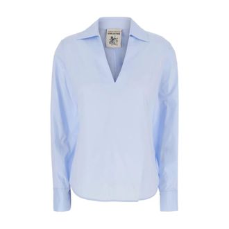 Semicouture Damen, Blusen & Hemden, Blau, MGr&ouml;&szlig;e
