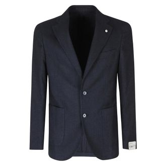 L.B.M. 1911 Zweireihiges Sakko - - Jackets - Herren - Blau - S