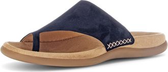 Gabor Damen Pantoletten, Frauen Slipper,schluepfschuhe,Slides,Slip-ons,Backless Slipper,Gartenschuhe,Sommerschuhe,Atlantik,44 EU / 9.5 UK