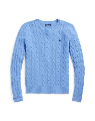 Ralph Lauren CABLE-KNIT WOOL-CASHMERE SWEATER