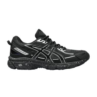 Asics Schwarze Silberne Sneakers f&uuml;r Stil und Komfort - - Shoes - Herren - Schwarzk - 46 EU