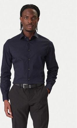 Calvin Klein Hemd Essential LV019EU001 Dunkelblau Regular Fit